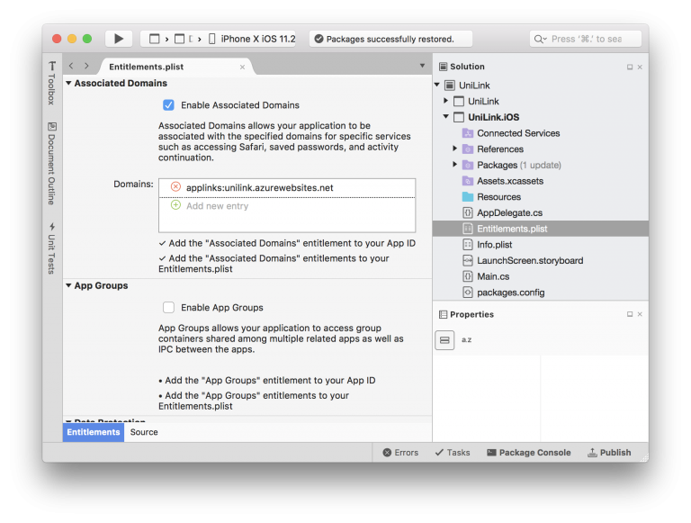 Ios Universal Links In Xamarinforms And Aspnet Core